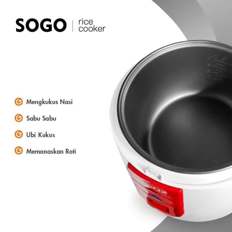 Jual Rice Cooker Simple Kapasitas 1.8l Alat Penanak Nasi Penghangat ...