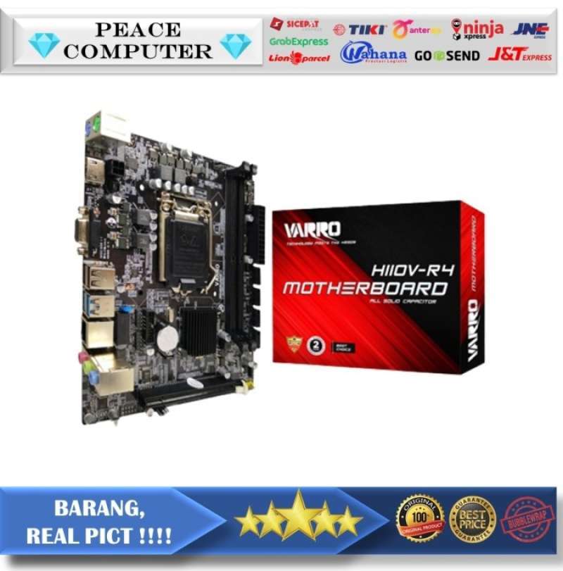 Promo Mainboard H110 VR4 Varro Socket Lga 1151 Ddr4 / MOTHERBOARD H110 ...