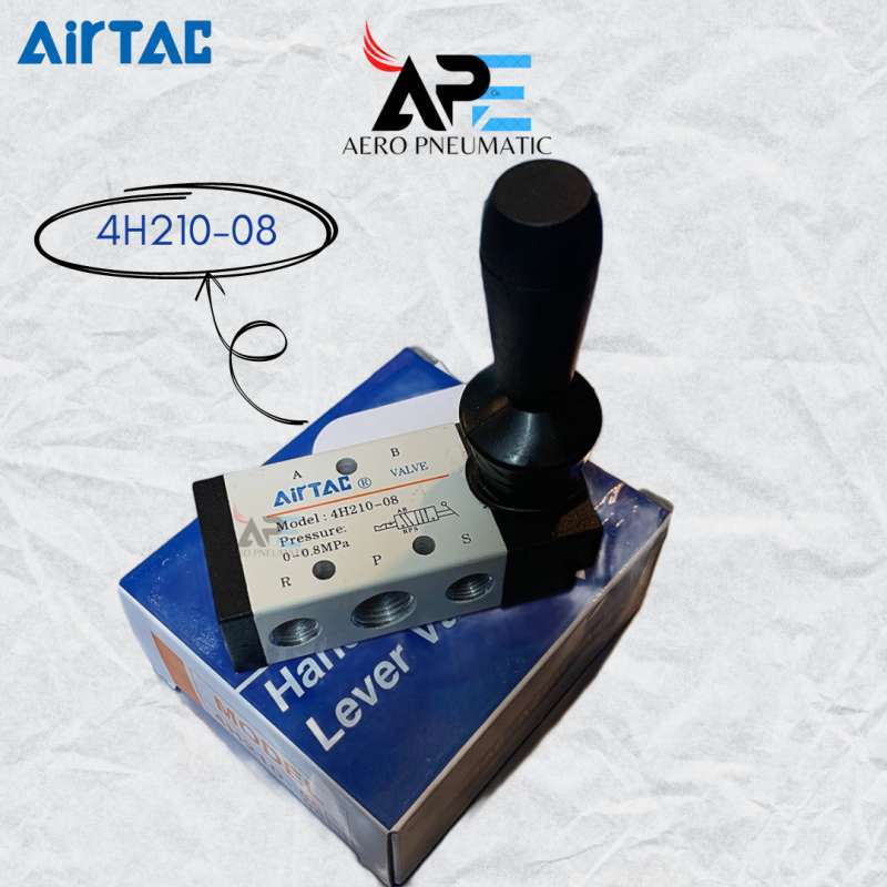 Jual Hand Valve / Pneumatic Control Airtac 4h210-08 Di Seller Aero Pneumatic - Tanjung Duren ...