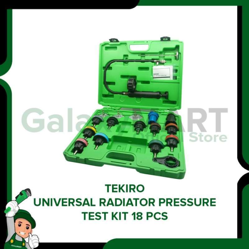 Jual Tekiro Radiator Test / Alat Uji Tekanan Radiator Universal Kit 18 ...