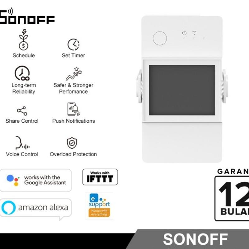 Promo Sonoff Smart Switch POWR320D Smart wireless Switch with LED Smart ...