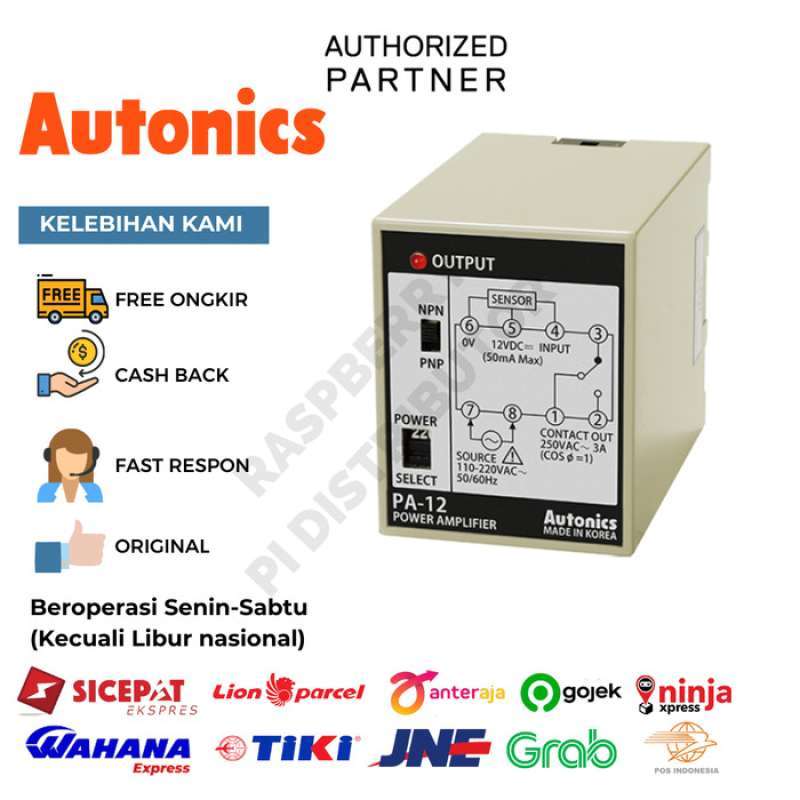 Promo AUTONICS PA-12 PA12 Sensor Controller Diskon 23% di Seller Listrica Store - Kalibata, Kota ...