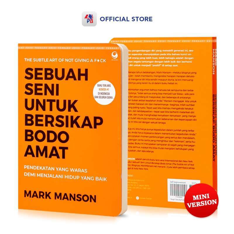 Jual Buku Motivasi Sebuah Seni Untuk Bersikap Bodo Amat Dan Jurnal Sebuah Seni Bersikap Bodo ...