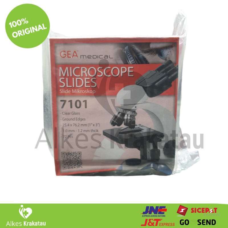 Jual Microscope Slides 7101 Gea / Object Glass / Slide Objek Mikroskop ...