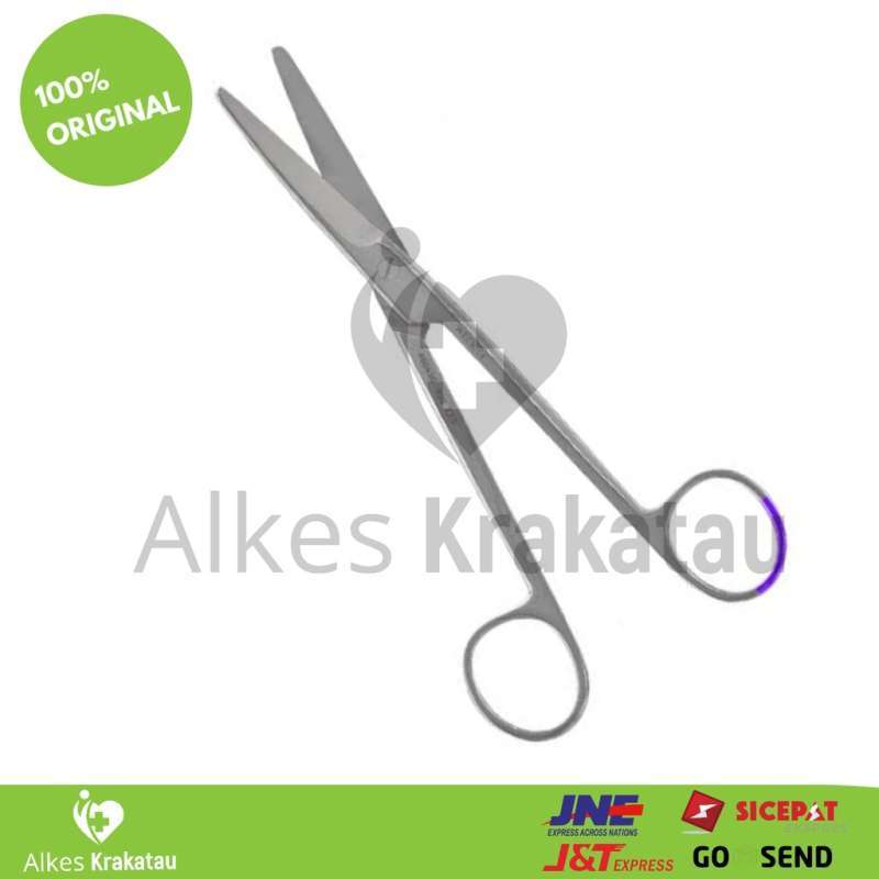 Jual Gunting Operasi Tumpul Tumpul 18cm / Gunting Bedah 18 Cm Di Seller ...