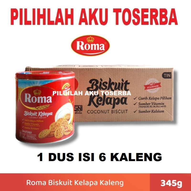 Promo Biskuit Roma KELAPA KALENG - ( HARGA 1 DUS ) Halal Diskon 18% di ...