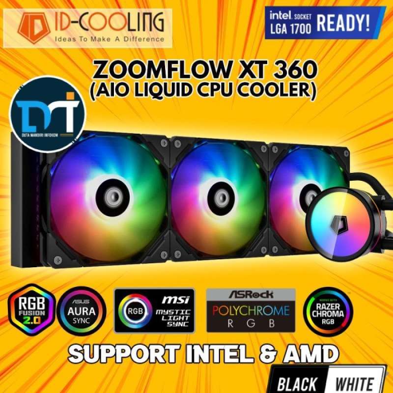 Promo ID Cooling Zoomflow 360 XT - AIO Liquid CPU Cooler for intel & AMD Diskon 23% di Seller ...