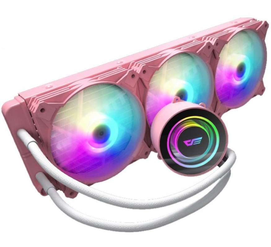 Promo Aigo Darkflash Twister Dx-360 Pink Argb Led 360mm Aio Liquid ...