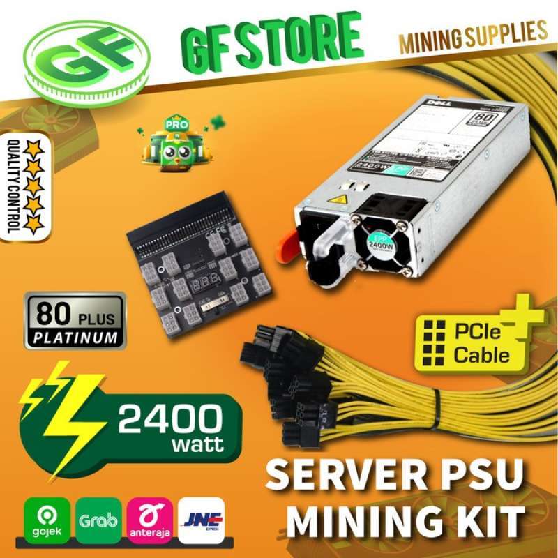Promo Server PSU Mining Kit 2400 Watt âš¡ Platinum - Power Supply ...
