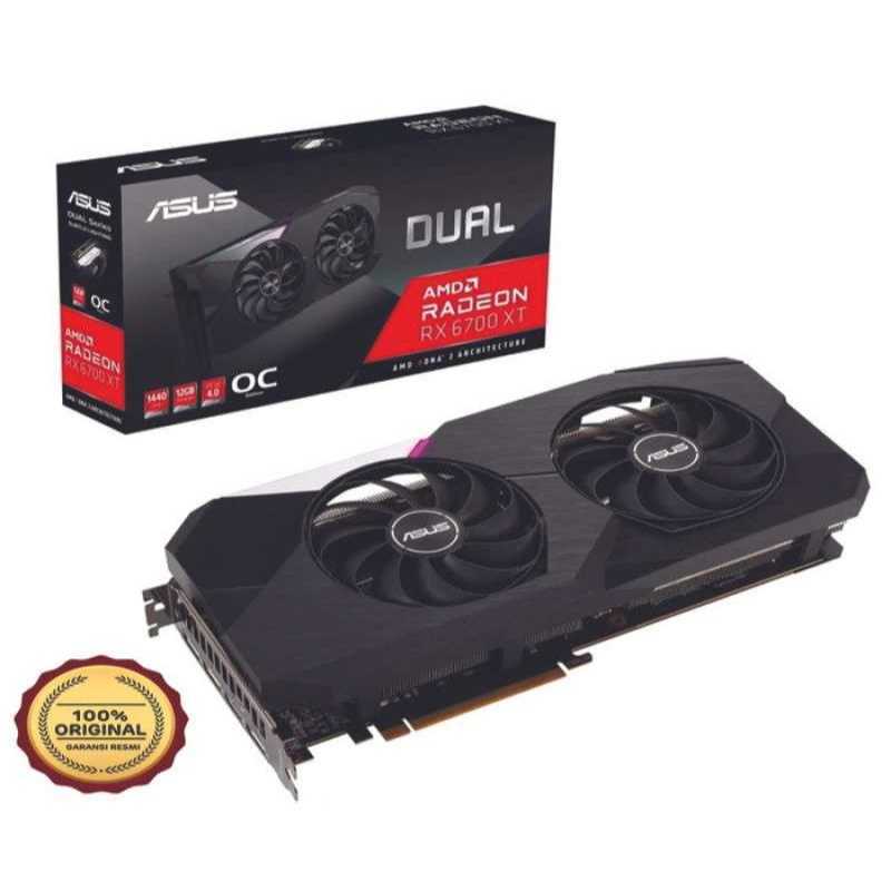 Promo ASUS DUAL RX 6700 XT OC 12GB GDDR6 Diskon 23% di Seller Ulita ...