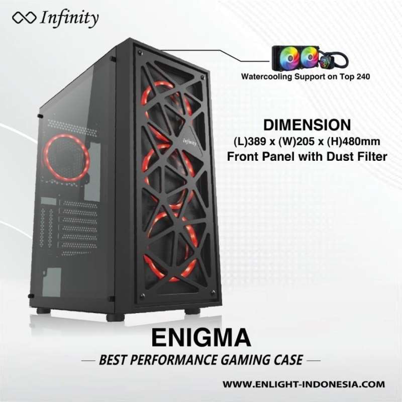 Jual Casing Pc Infinity Enigma - Include 3pcs Fan Twilightsparkle Di ...