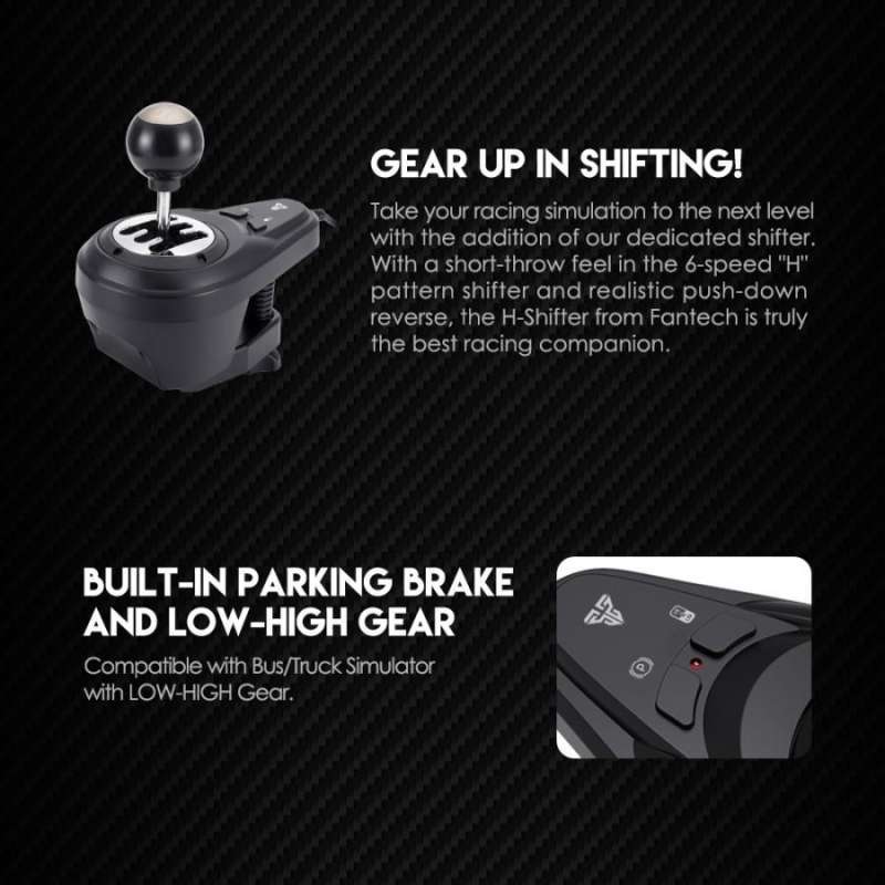 Jual Fantech Rs1 Racing Steering Wheel Simulator Force Feedback Di ...