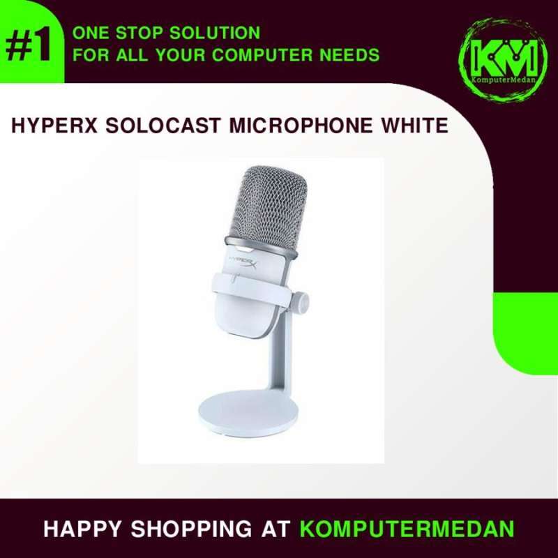 Jual HyperX Solocast Microphone White di Seller KomputerMedan ...
