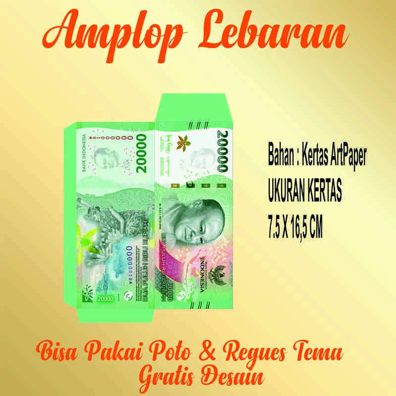 Promo AMPLOP LEBARAN CUSTOM FOTO DAN NAMA - AMPAU LEBARAN - AMPLOP THR ...