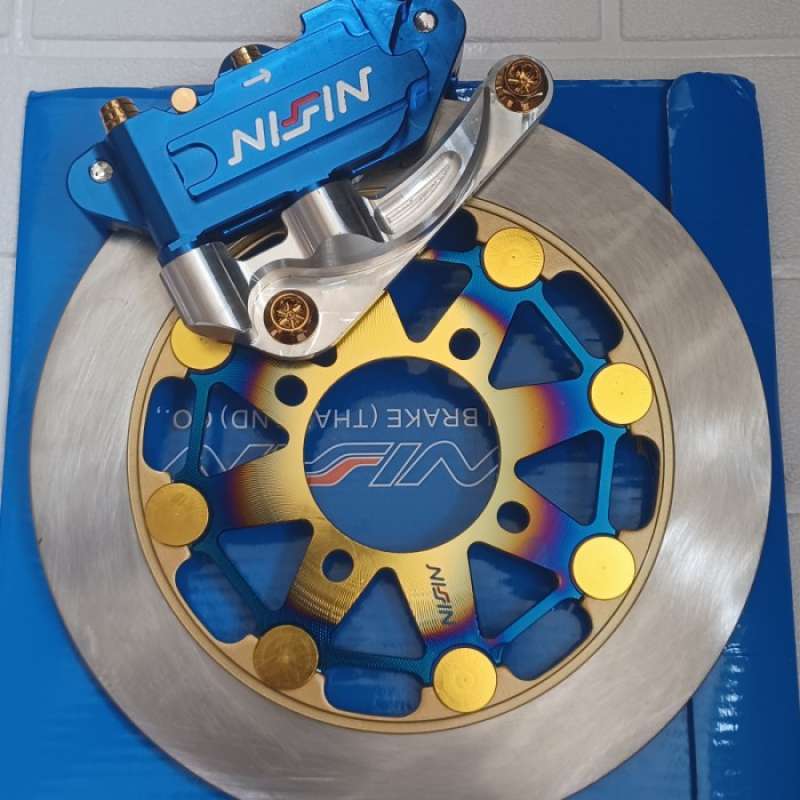 Jual Paket Rem Nissin Monoblock Kaliper 4p Baut Disk Breket Yamaha 4 Piston Di Seller Mastaera ...