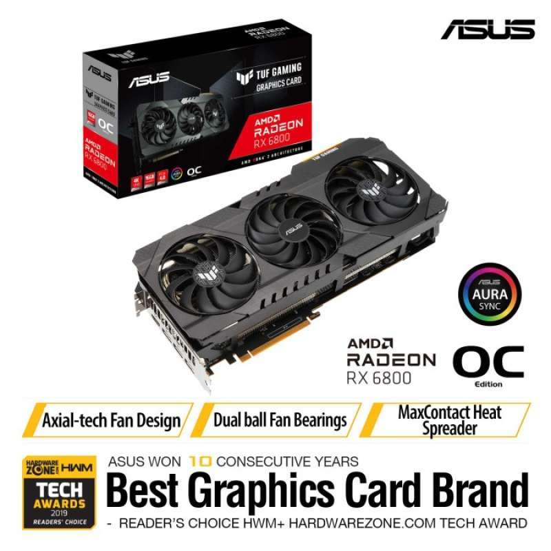Promo ASUS TUF Gaming Radeon RX 6800 OC 16GB GDDR6 - Multivariasi ...