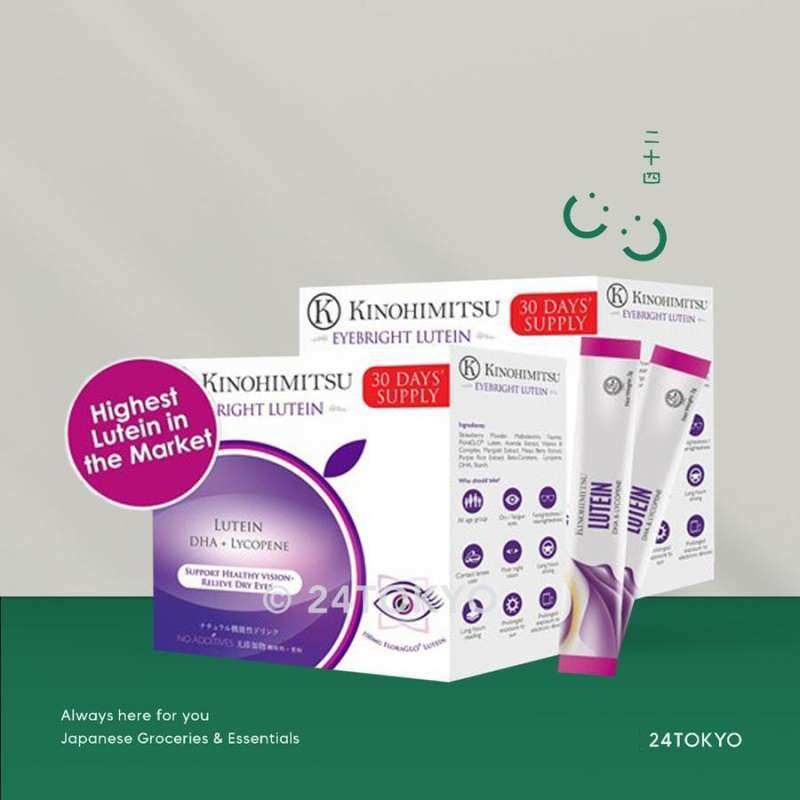 Jual Kinohimitsu Eyebright Lutein Vitamin Mata Anak Retina Otak Di ...
