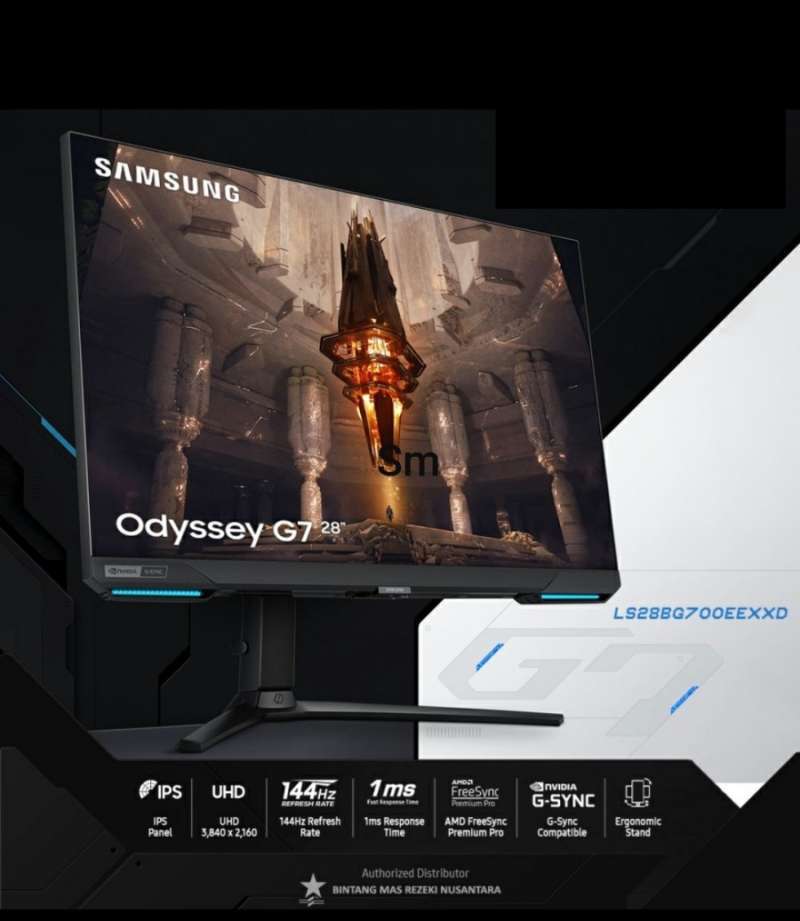 Jual Samsung Odyssey G70b 144hz 28inch Uhd G-sync Gaming Led Monitor Di ...
