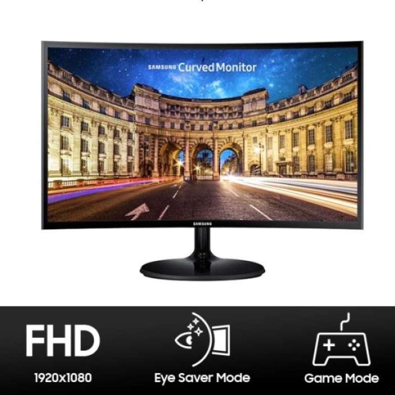 Promo SAMSUNG 24 CF39 60Hz FullHD 1080p VA Curved Monitor 24CF390 VGA ...
