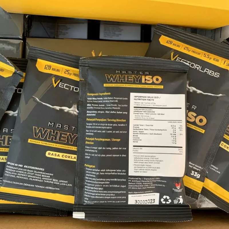 Jual Vectorlabs Master Whey 1 Lbs 14 Sachet Vector Labs Whey Protein Di ...