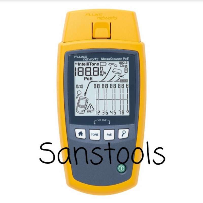 Promo Fluke network MS2 microscanner with poe MS2-Poe Original Diskon ...