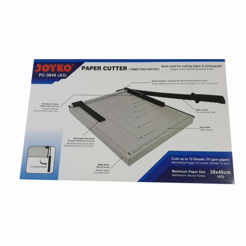 Promo Paper Cutter Paper Trimmer Alat Pemotong Kertas Kenko A3 Diskon