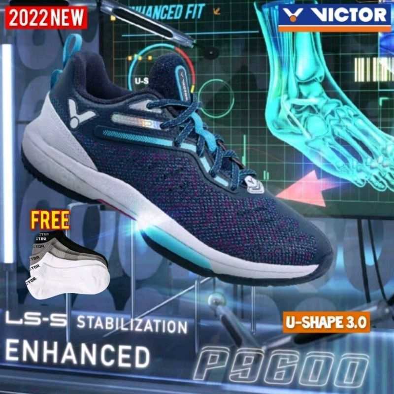 Jual Victor P9600 BJ Badminton Shoes (Blue Wing Teal/Purple) di Seller ...