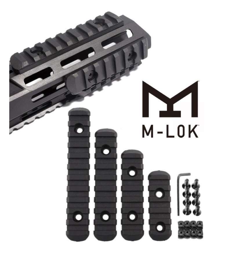 Promo M-LOK MOE Nylon Picatinny Rail Weaver Set Keymod Handguard WGG ...