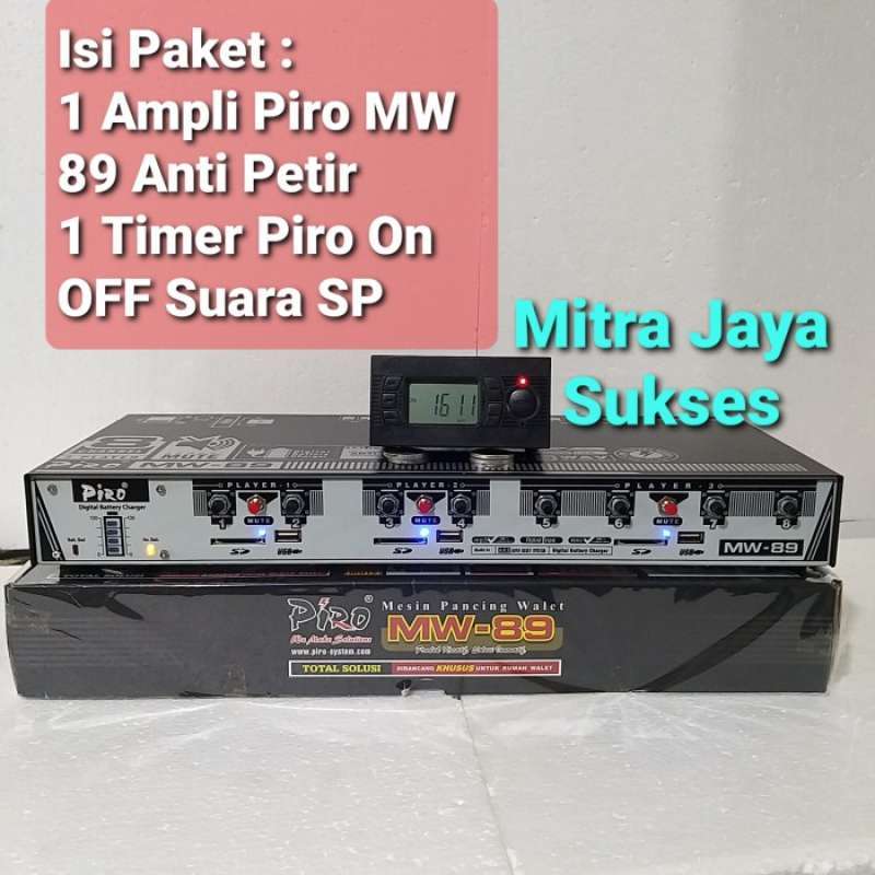 Promo Paket Ampli Walet Piro MW 89 + Timer Piro Diskon 23% di Seller ...