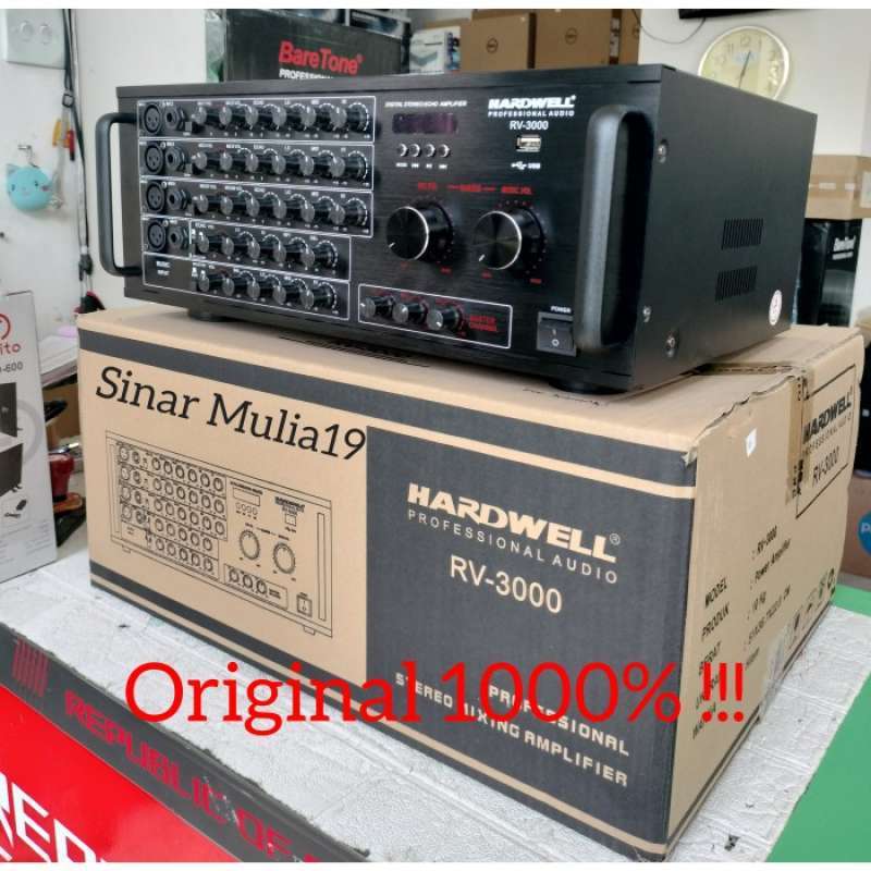 Promo AMPLIFIER HARDWELL RV-3000 / RV3000 / RV 3000 BLUETOOTH-USB ...