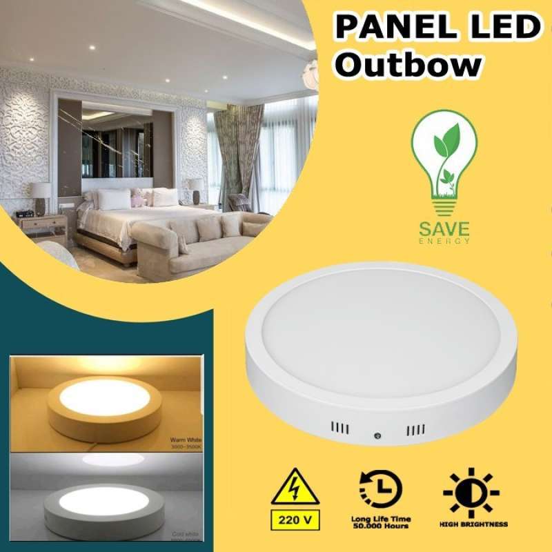 Promo Panel Led Outbow Lampu Downlight Led Panel Bulat Diskon 23% di ... Promo Panel Led Outbow Lampu Downlight Led Panel Bulat Diskon 23% di ...