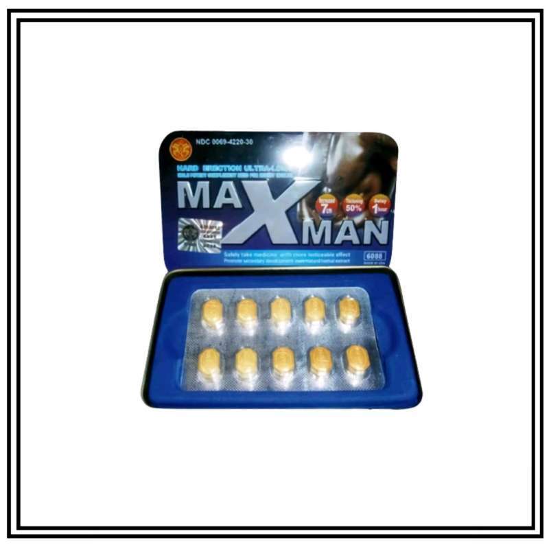 Jual Max Man Maxman Pil Kuning Obat Original 1 Kaleng 10 Tablet Ampuh Original 100% Di Seller Dr ...