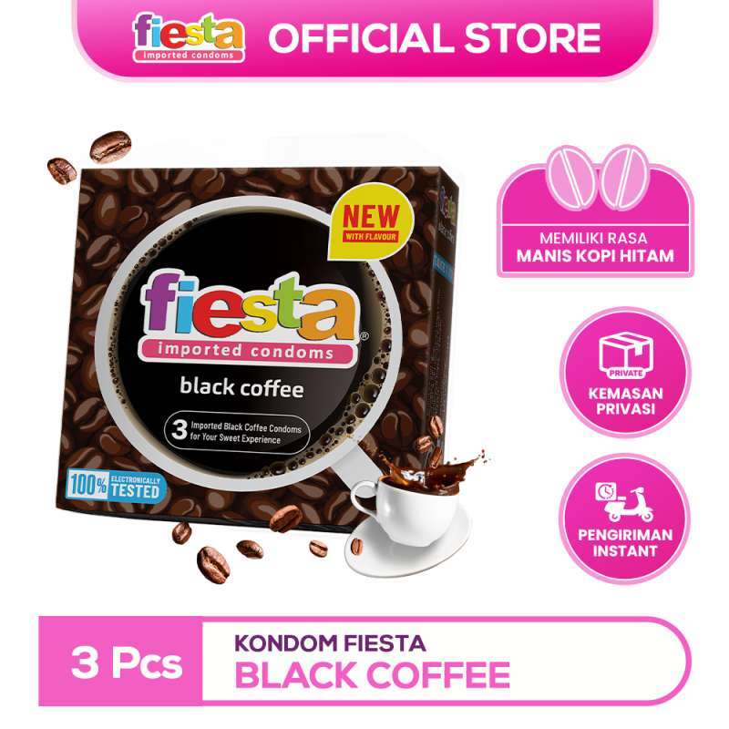 Jual Buy 1 Get 1 - Fiesta Black Coffee 3s Kondom Di Seller Fiesta Sutra ...