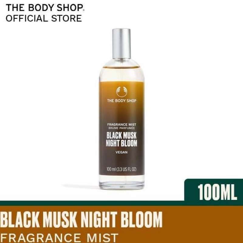 Promo The Body Shop New Black Musk Night Bloom Fragrance Mist 100Ml ...