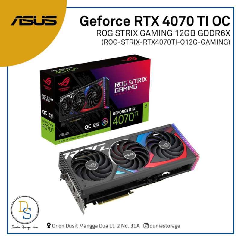Jual Asus Rog Strix Geforce Rtx Ti Oc Edition Gb Gddr X Di Seller Dunia Storage Mangga