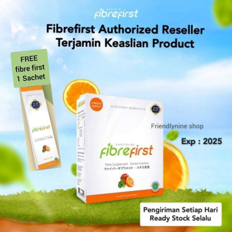 Promo Fibre First (isi 15sachcet) Fiber First || Fibrefirst || Fiberfirst Diskon 23% Di Seller ...