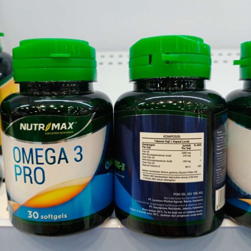 Promo Nutrimax Omega 3 Pro Isi 30 Softgels Diskon 23% Di Seller Abata ...