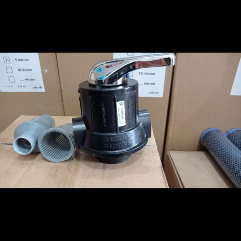 Promo PENTAIR 3 Way Valve Filter / Kepala Filter tabung FRP PENTAIR ...