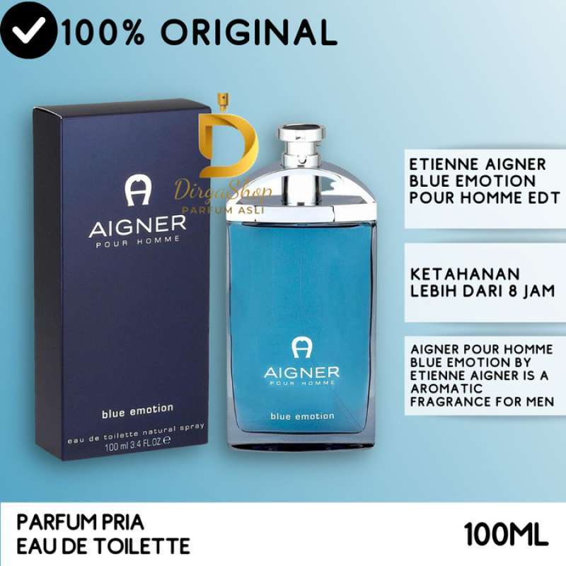 Promo Etienne Aigner Blue Emotion Men EDT 100ml Box Segel Diskon 23% di ...
