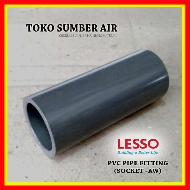 Promo Pvc Socket 1/2 Inch - Aw - Merk Lesso Per 15 Pcs Diskon 32% Di Seller Sumber Air - Sumber ...