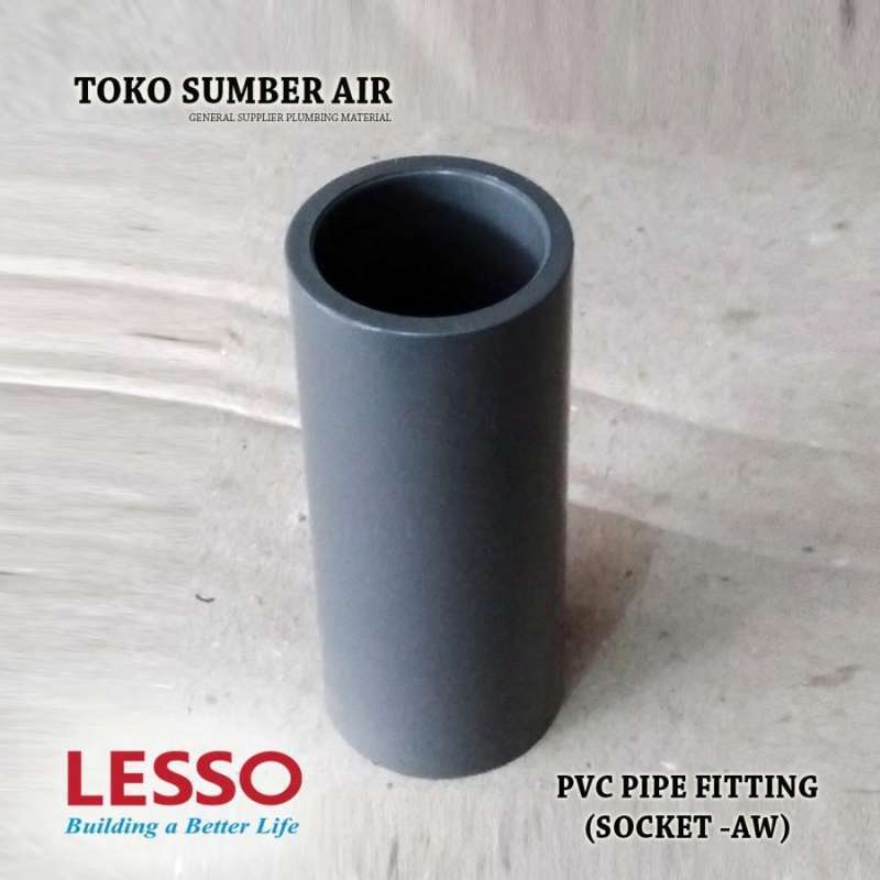 Promo Pvc Socket 1/2 Inch - Aw - Merk Lesso Per 15 Pcs Diskon 32% Di ...