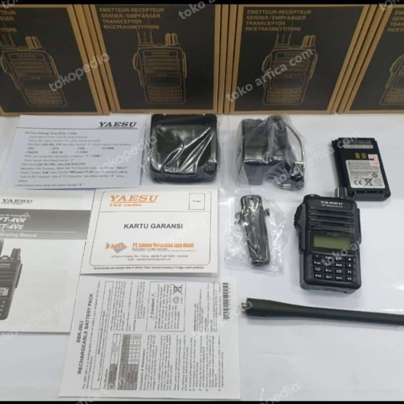 Promo HT YAESU FT 4V VHF ORIGINAL ORIGINAL YAESU FT 4 FT4 YAESU VHF Diskon 9% di Seller ARINSA ...