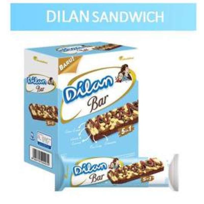 Promo Dilan Bar 18gr Coklat Biskuit Cookies Garuda Food 5 In 1 Choco ...