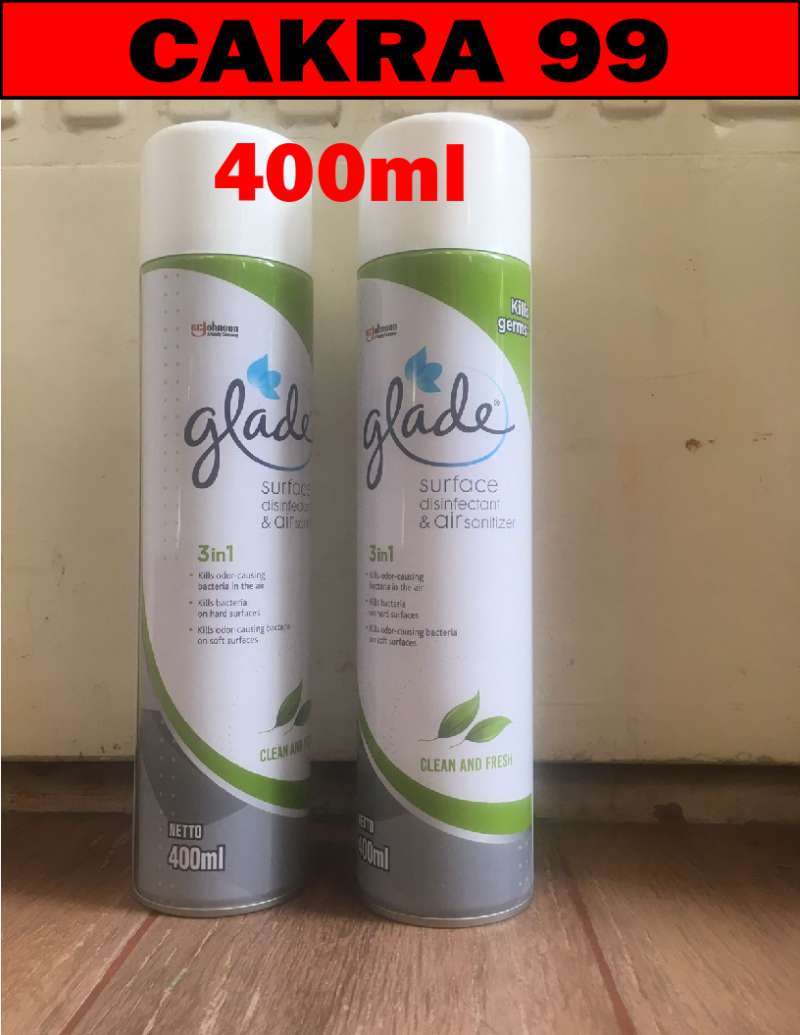 Jual Glade 3in1 Surface Disinfectant Air Sanitizer Spray Pembunuh ...