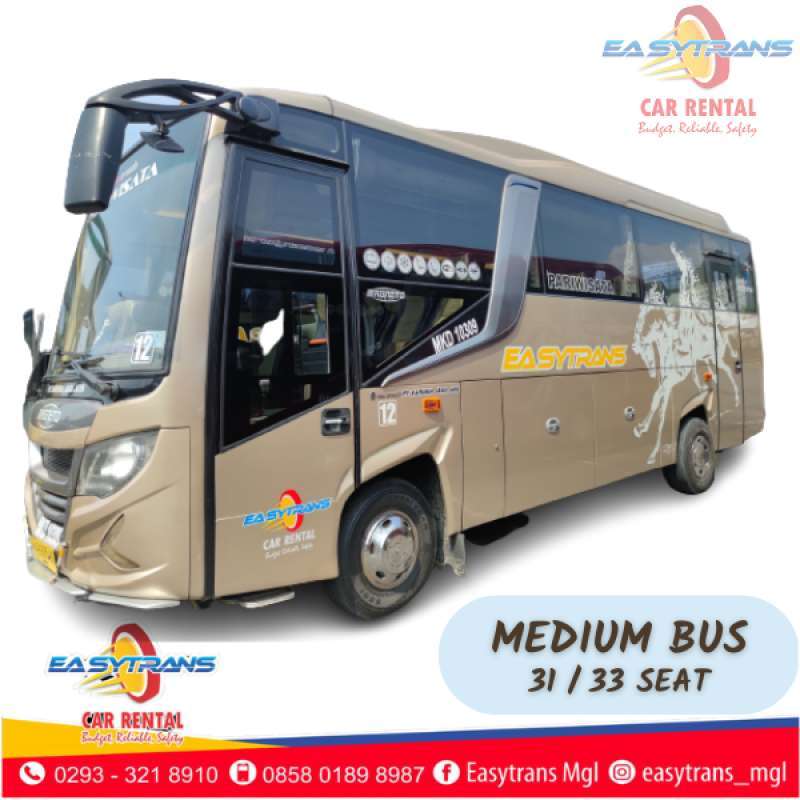 Jual Sewa Bus Pariwisata Medium Bus 31 / 33 Seat - Area A Di Seller ...
