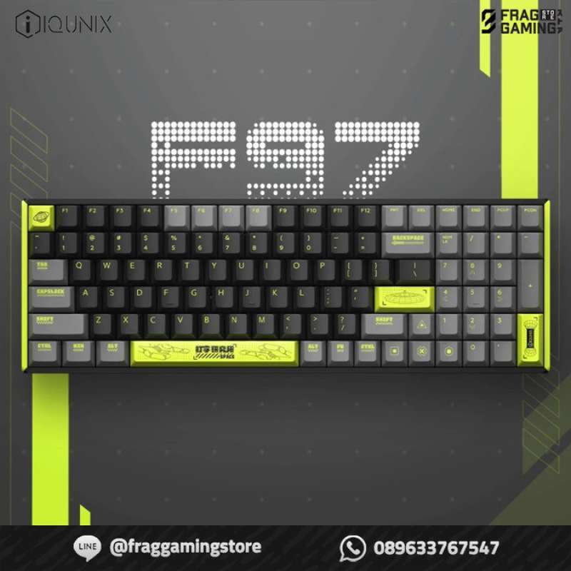 Promo IQUNIX F97 Typinglab Wireless Mechanical Keyboard - Multicolor Diskon 23% di Seller Pixel ...
