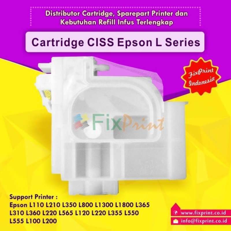 Promo Cartridge Ciss 6 Warna Epson L800, L850, L1800 Diskon 31% di ...