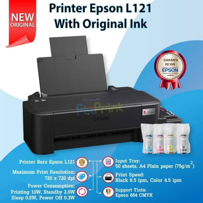 Jual Printer Epson L121 A4 Ink Tank Printer Epson L121 L 121 L121 ...