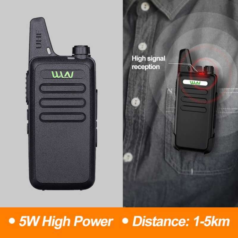 Promo HT WLN UHF Handy Talky TWO WAY RADIO BLACK C1 Walkie Talkie Diskon 23% di Seller Hexana ...