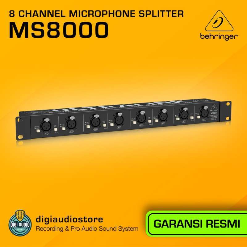 Jual Microphone Splitter 8 Input 16 Output Jack Xlr With Phantom Power ...